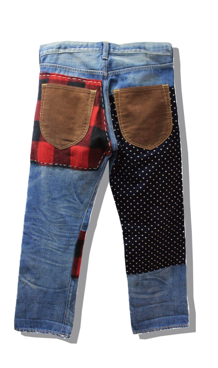 패치워크 데님 팬츠 - 지페리토 라이브러리