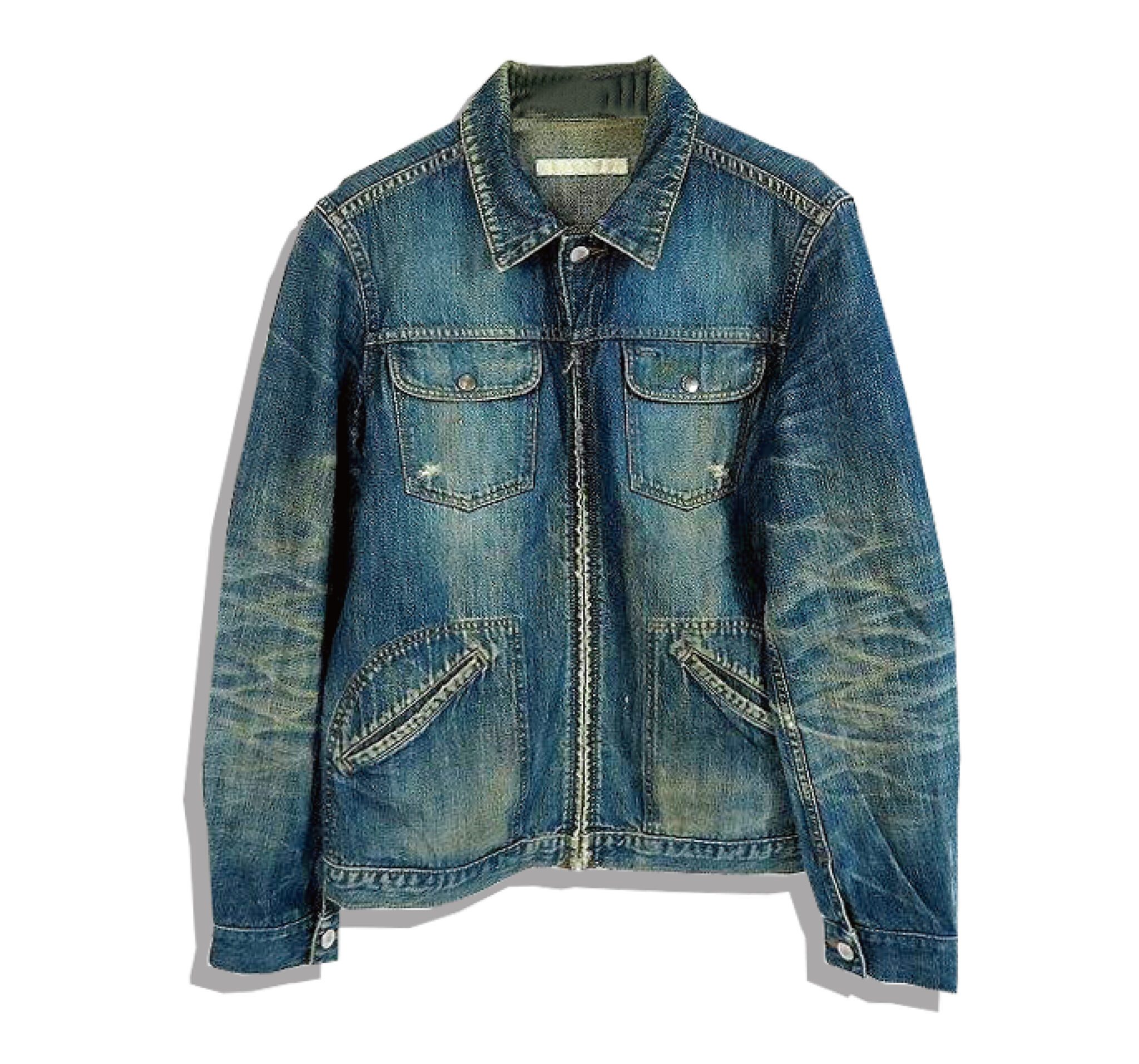 넘버나인 데미지 데님 자켓 2002SS - 지페리토 라이브러리